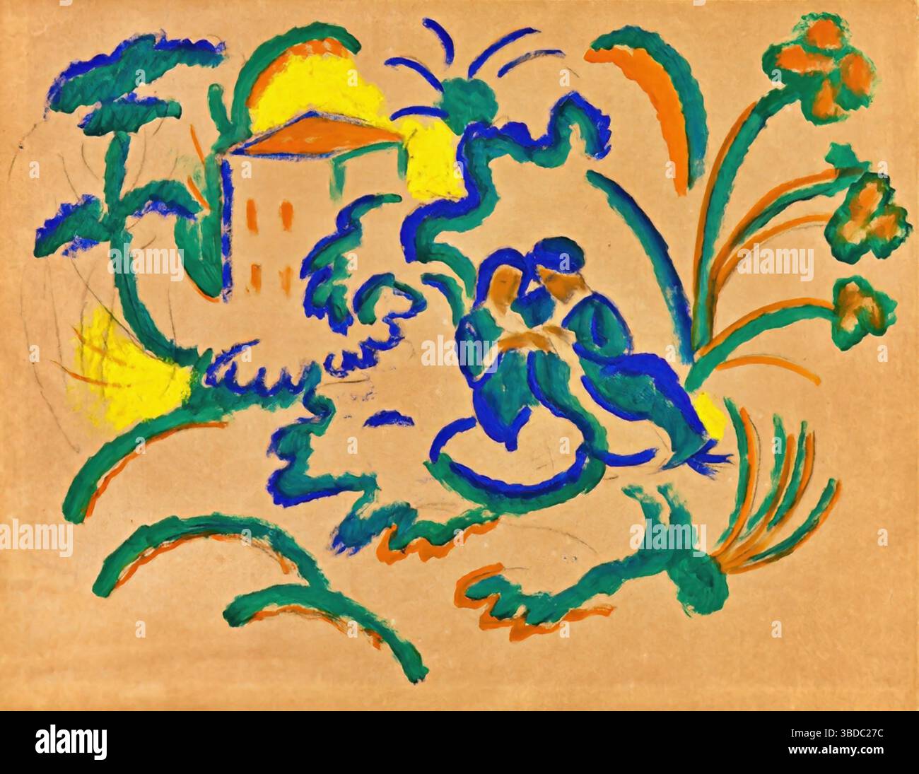 Macke timeless painting hi-res stock photography and images - Alamy