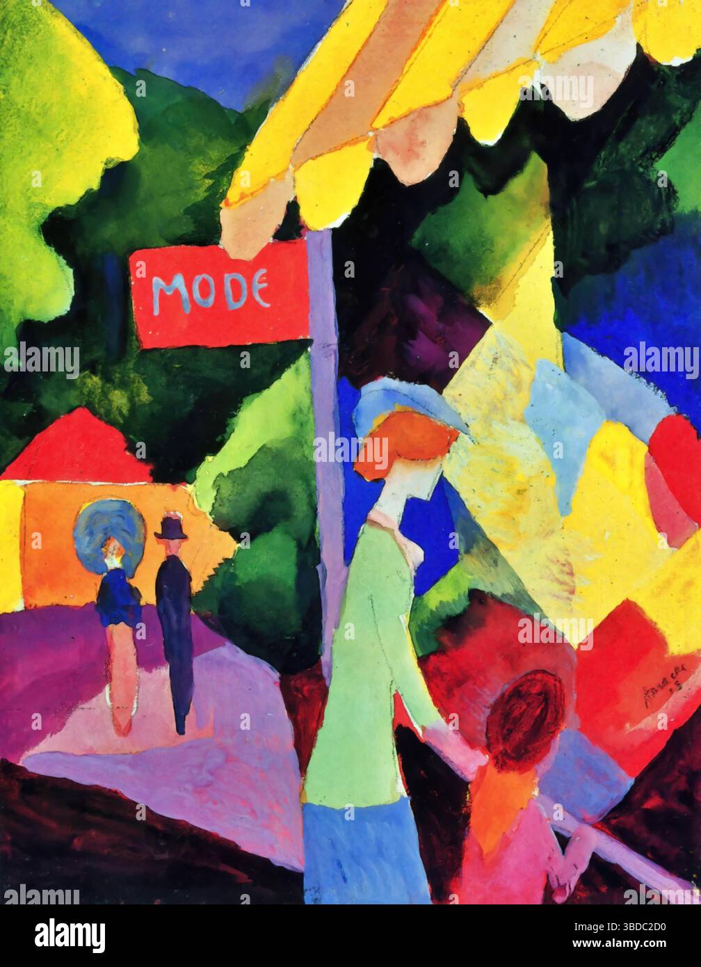 August macke street hi-res stock photography and images - Alamy