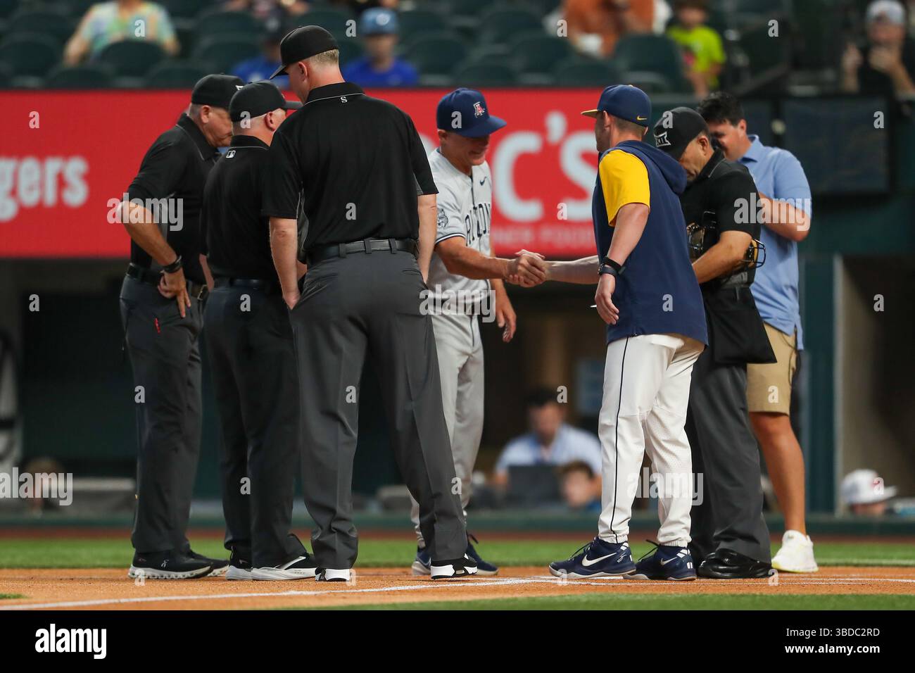 Arlington, Texas, USA. 23rd May, 2025. University of Arizona head ...