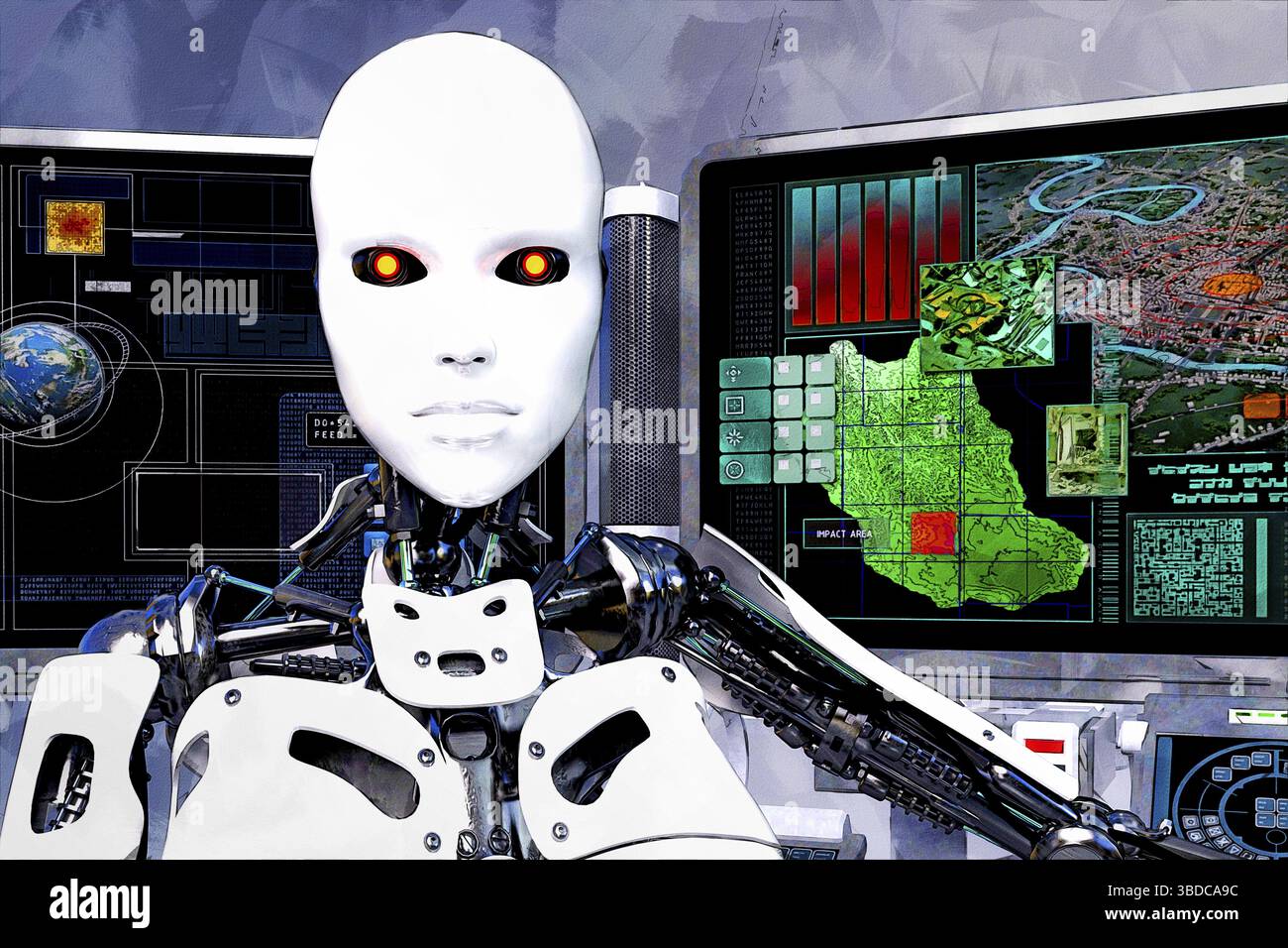 Female robot future hi-res stock photography and images - Alamy