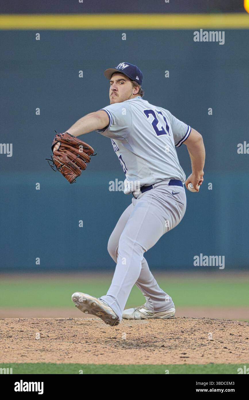 Winston-Salem, NC: Hudson Valley Renegades pitcher Ben Hess (27 ...