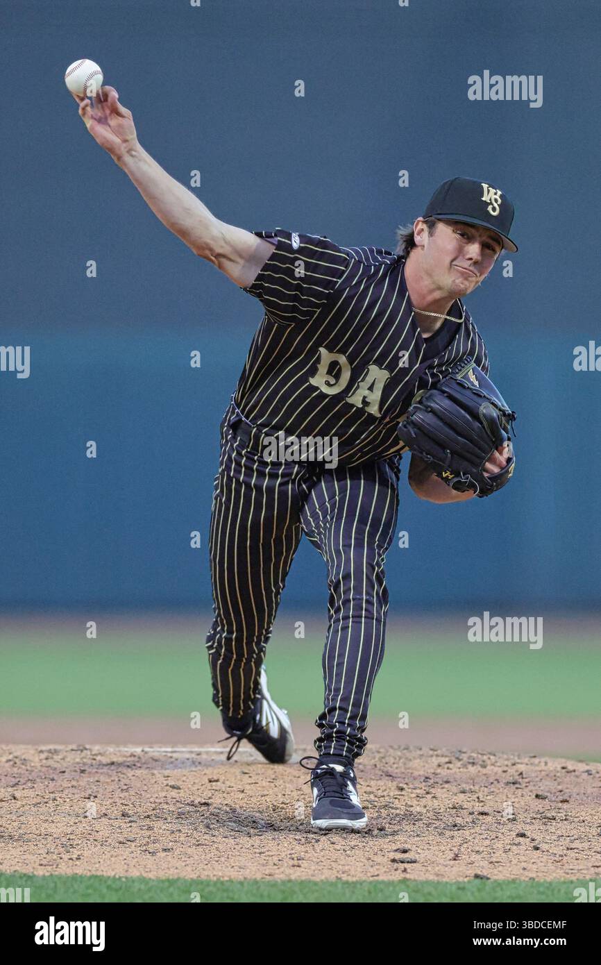 Winston-Salem, NC: Winston-Salem Dash pitcher Clete Hartzog (16 ...