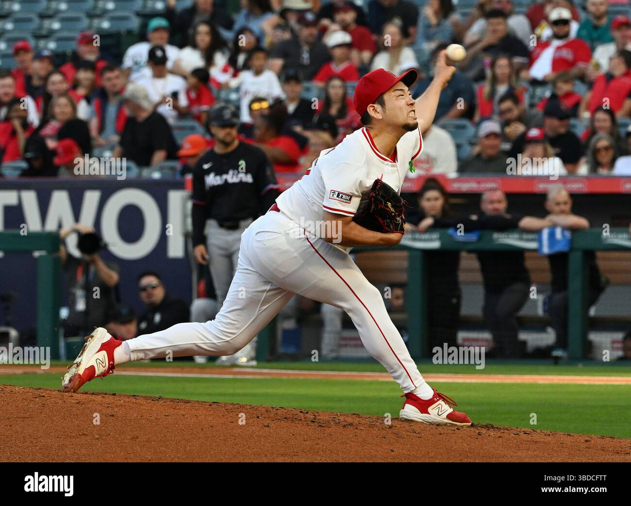 ANAHEIM, CA - MAY 23: Los Angeles Angels pitcher Yusei Kikuchi (16 ...