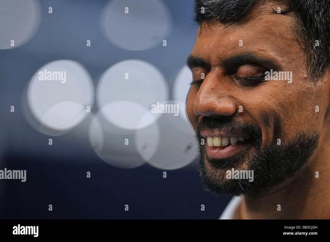 Blind tennis champion Naqi Rizvi attends a visually impaired tennis ...