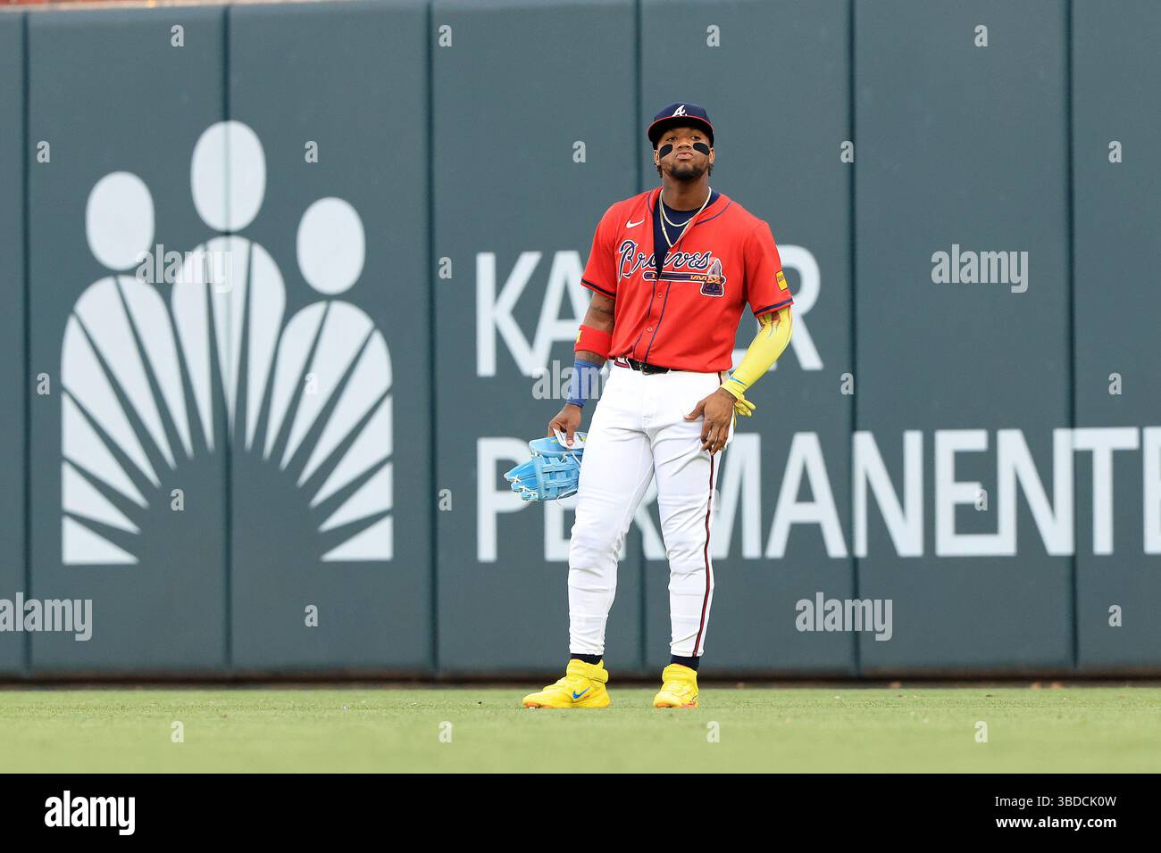 ATLANTA, GA - MAY 23: Ronald Acuna, Jr. #13 of the Atlanta Braves ...