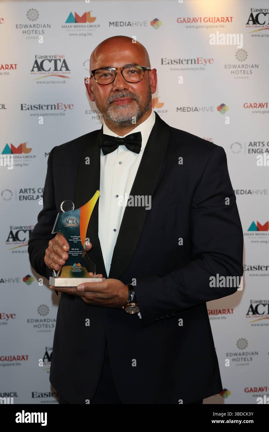 LONDON, UK. 23rd May, 2025. Neil Basu - Eastern Eye Non-Fiction at the ...