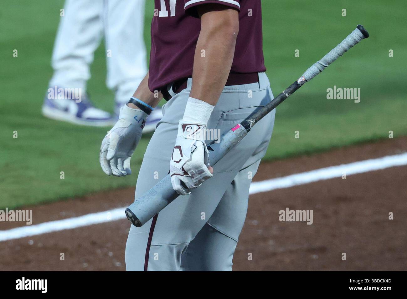HOOVER, AL - MAY 23: Texas A&M outfielder Jace Laviolette (17) has is ...