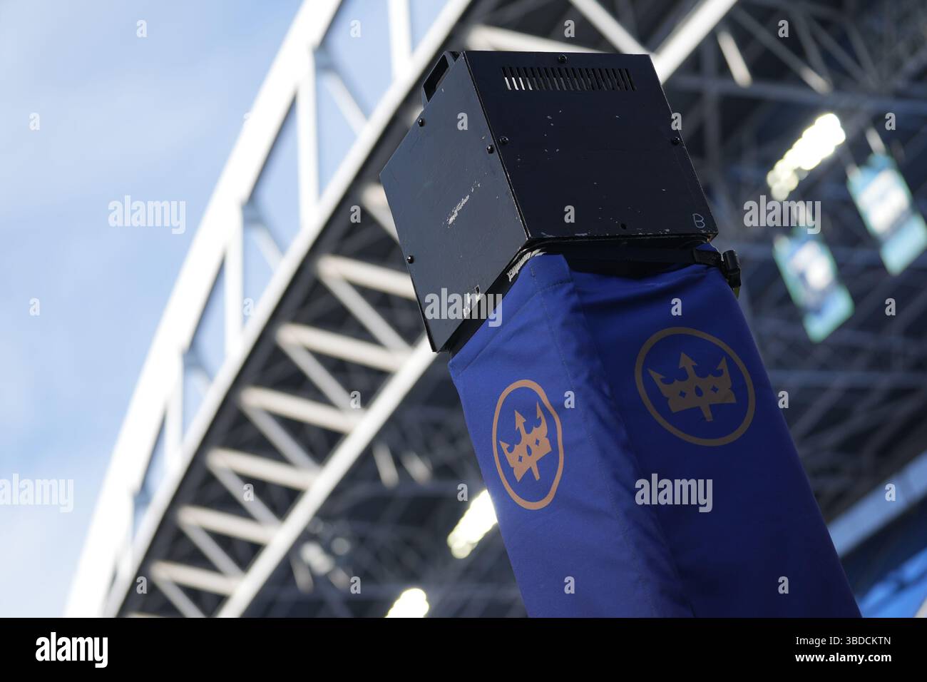 Seattle, United States. 23rd May, 2025. The Seattle Reign FC logo is ...