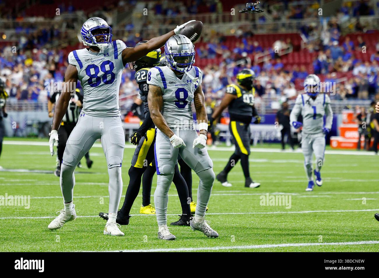 ST. LOUIS, MO - MAY 23: St. Louis Battlehawks wide receiver Hakeem ...