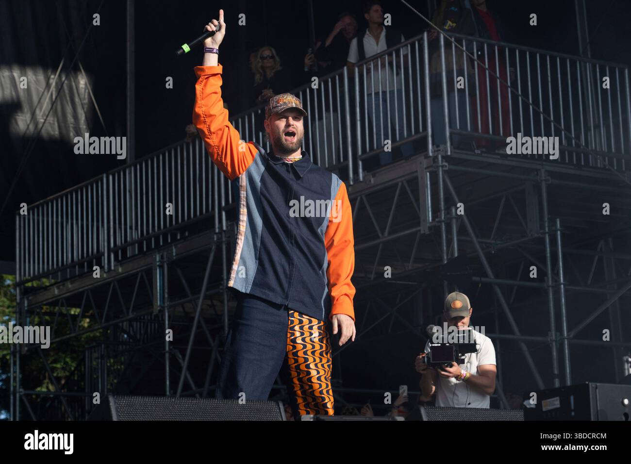 Tucker Halpern of SOFI TUKKER performs at the 2025 BottleRock Napa ...