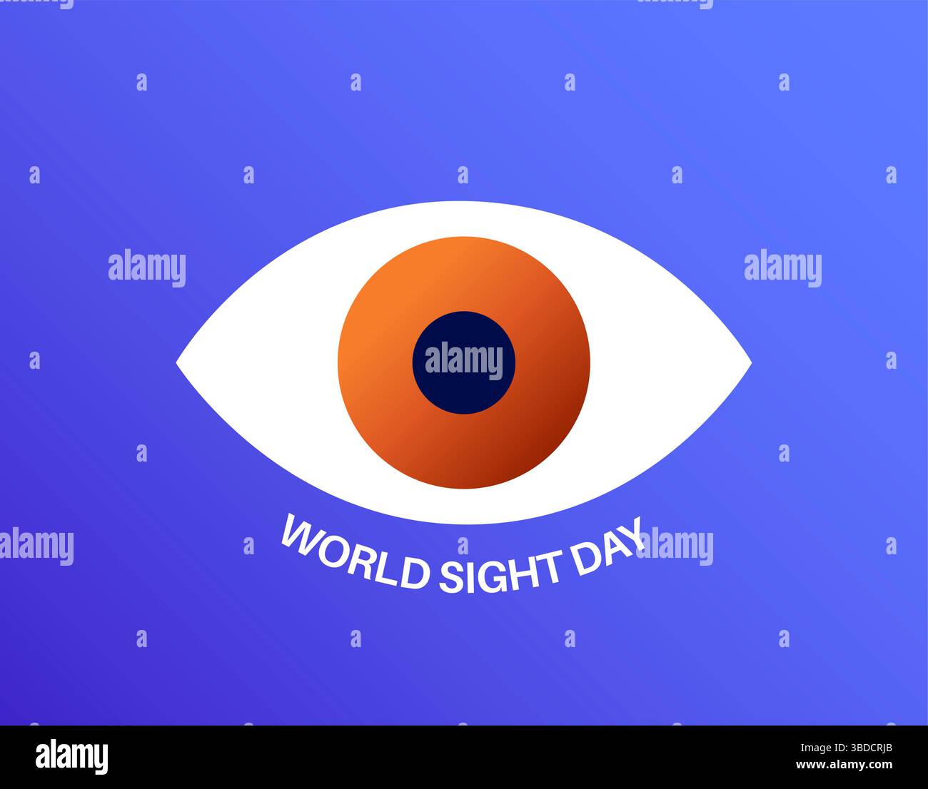Illustration of World Sight Day. This a global event meant to draw ...