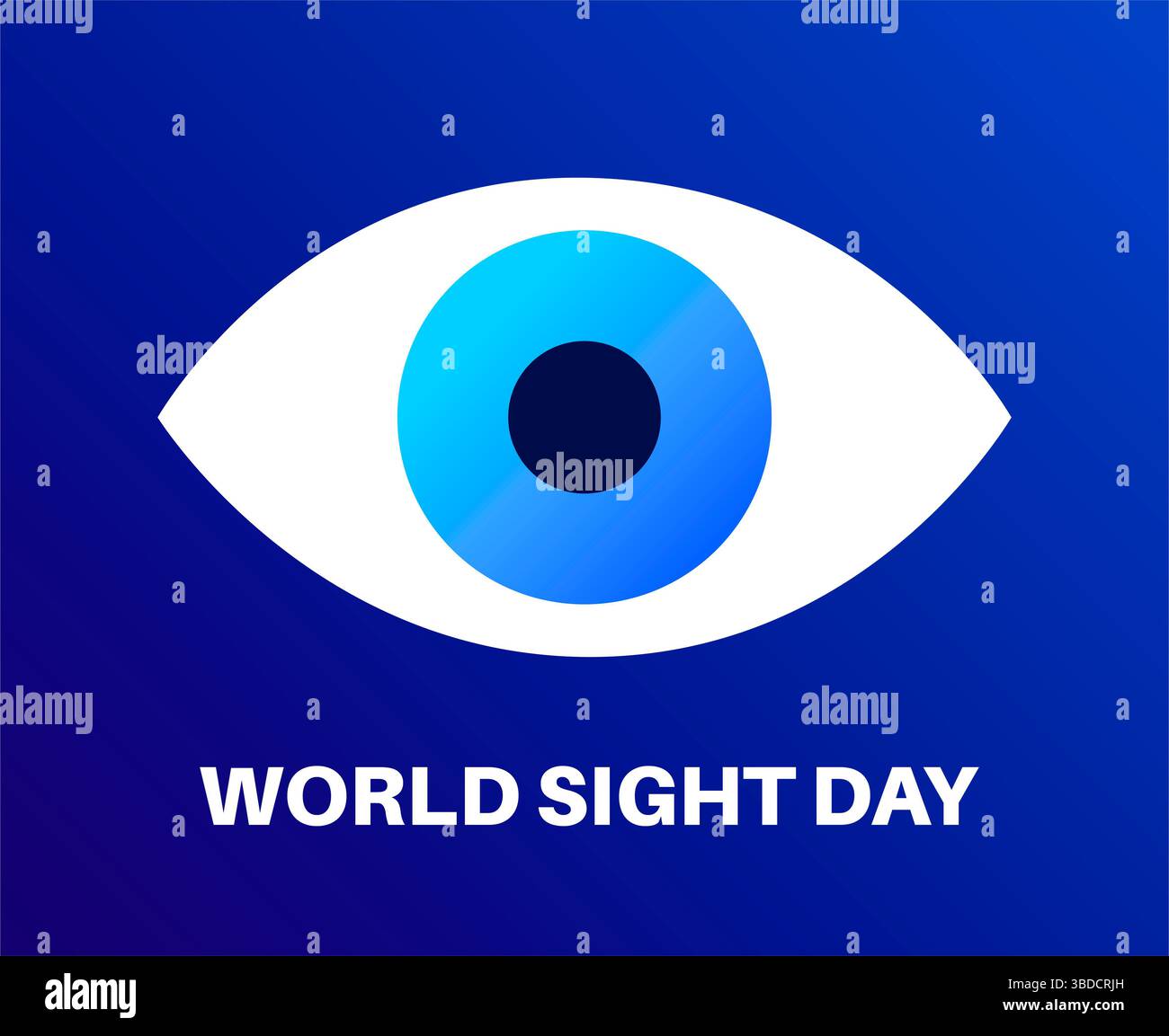 Illustration of World Sight Day. This a global event meant to draw ...