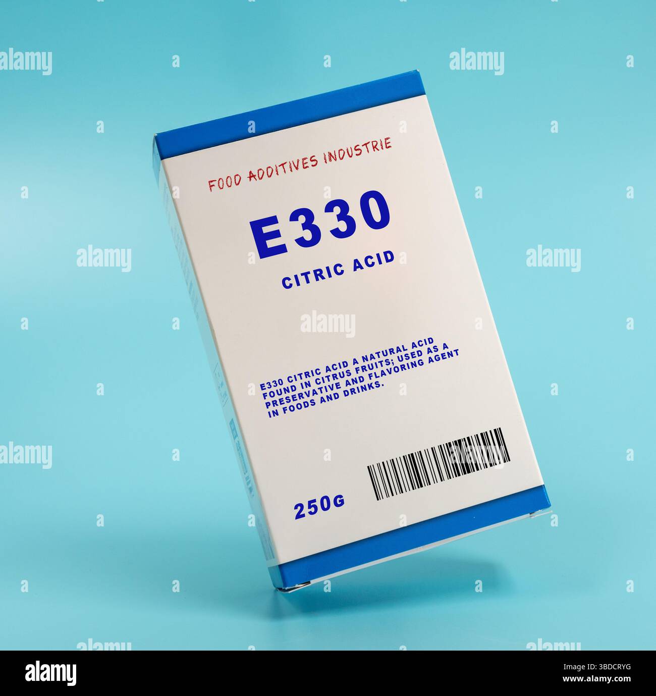 E330 Citric acid. Adds a sour taste to foods and beverages; also acts ...