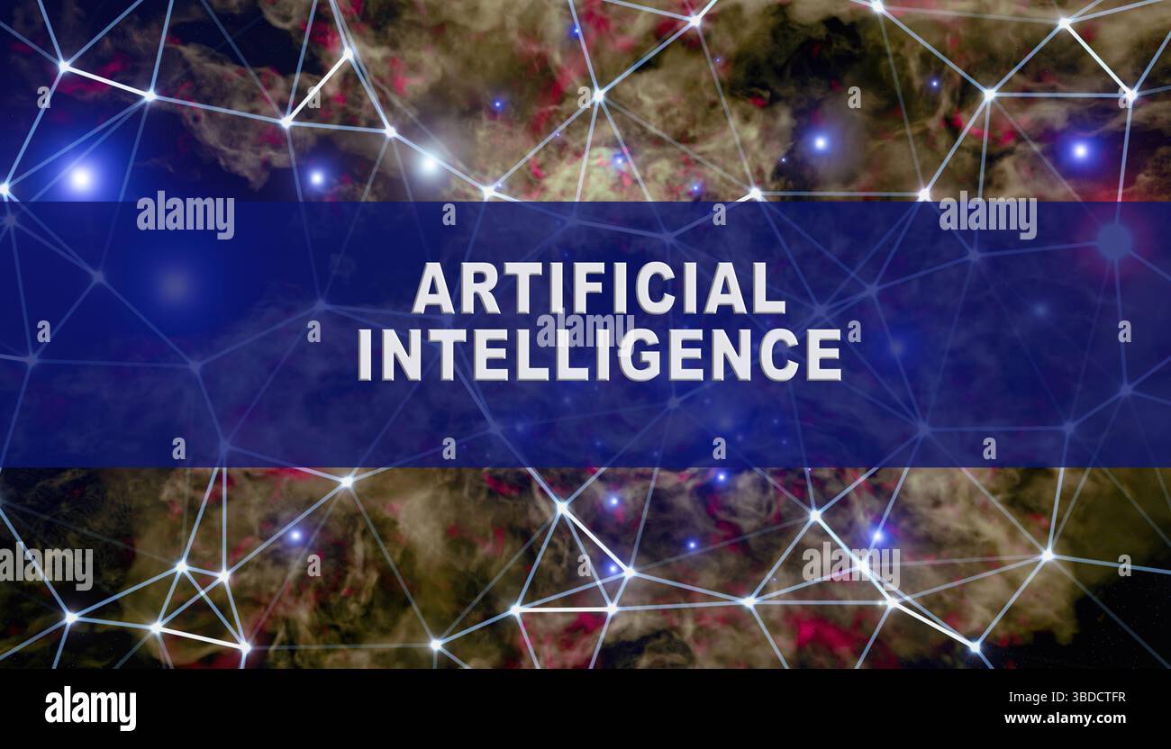 Artificial intelligence investigates machine hi-res stock photography ...