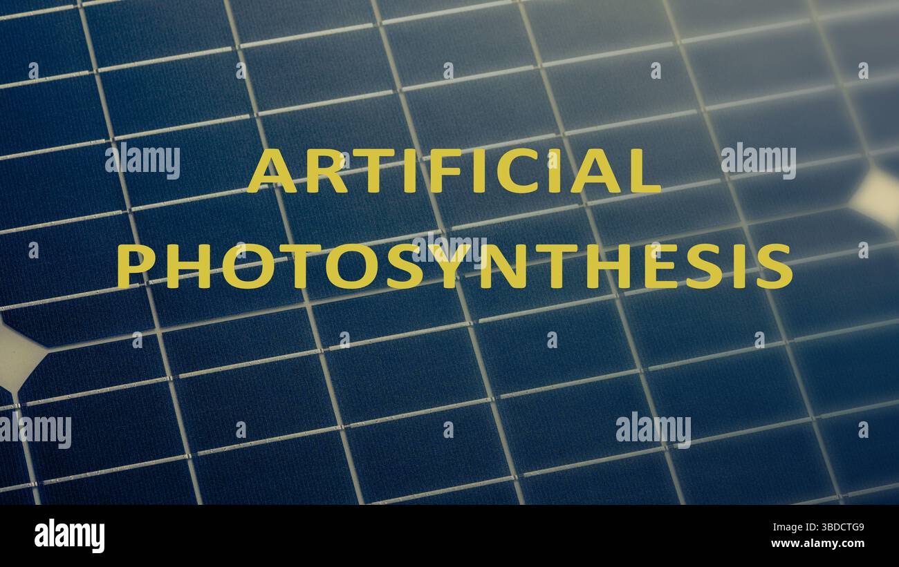 Artificial photosynthesis. Mimics the natural process of photosynthesis to produce fuels like ...
