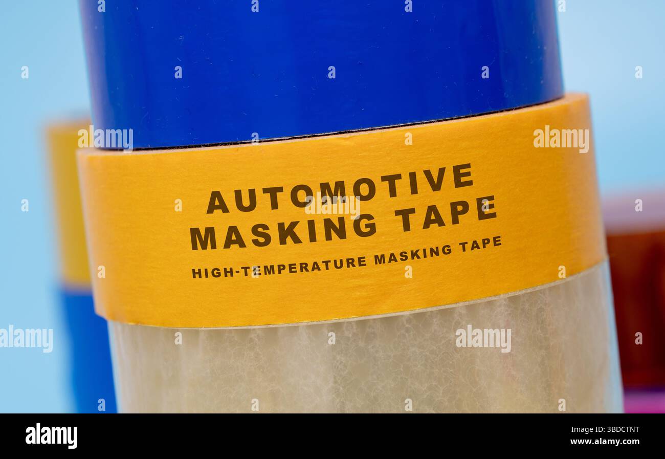 Automotive masking tape. High-temperature masking tape. Designed for ...