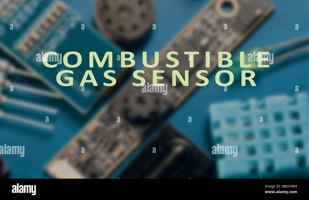 Combustible gas sensor. Detects the presence of flammable gases in the ...