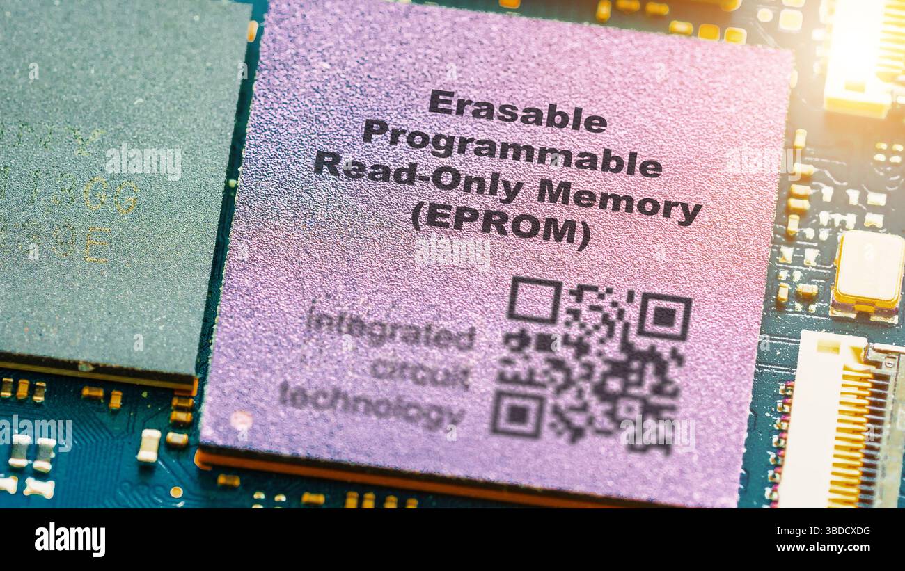 Erasable programmable read-only memory (EPROM). ROM that can be erased and reprogrammed using UV ...