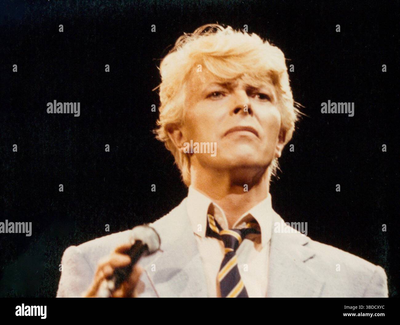 David Bowie, Le Colisee, Quebec City, Canada, July 11, 1983 Stock Photo ...