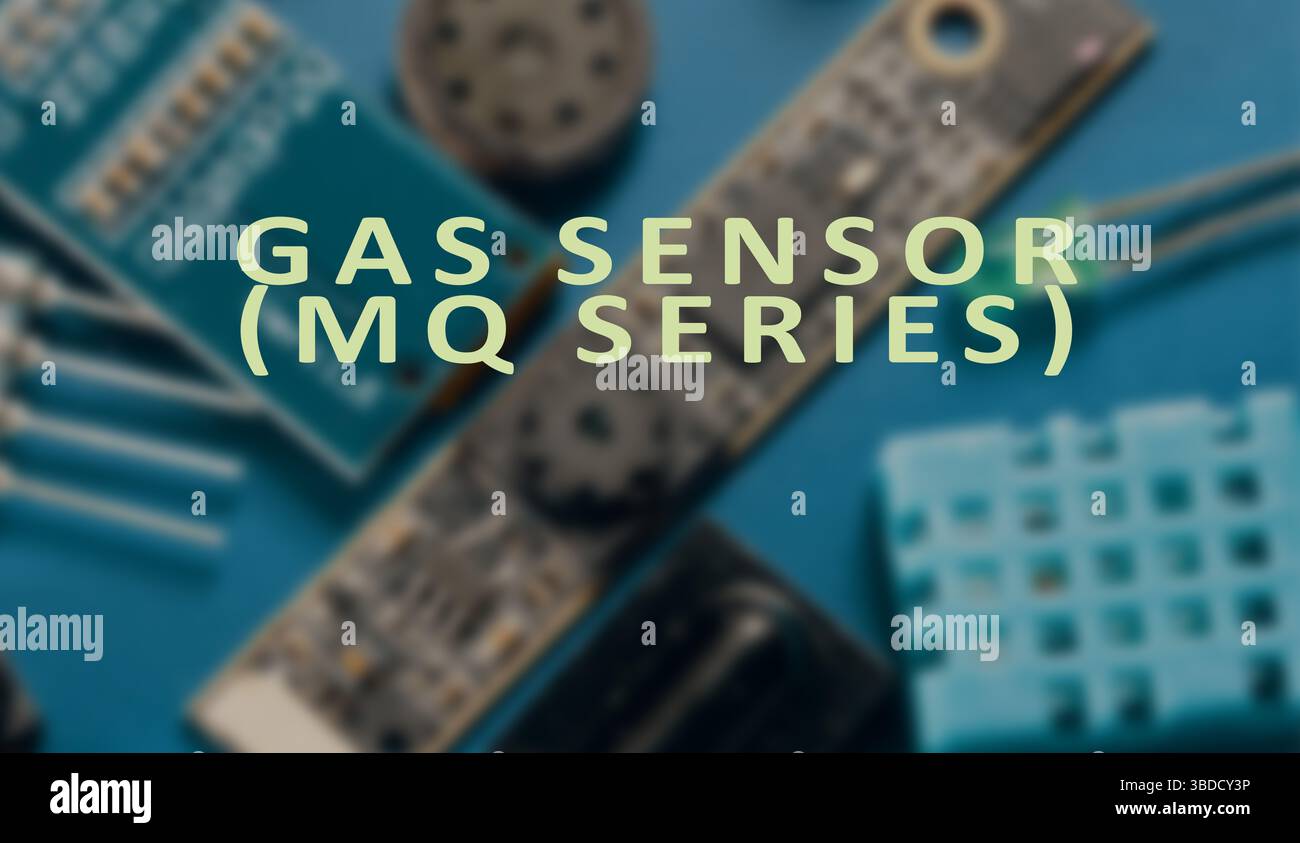 Gas sensor (MQ Series). Measures the concentration of various gases ...
