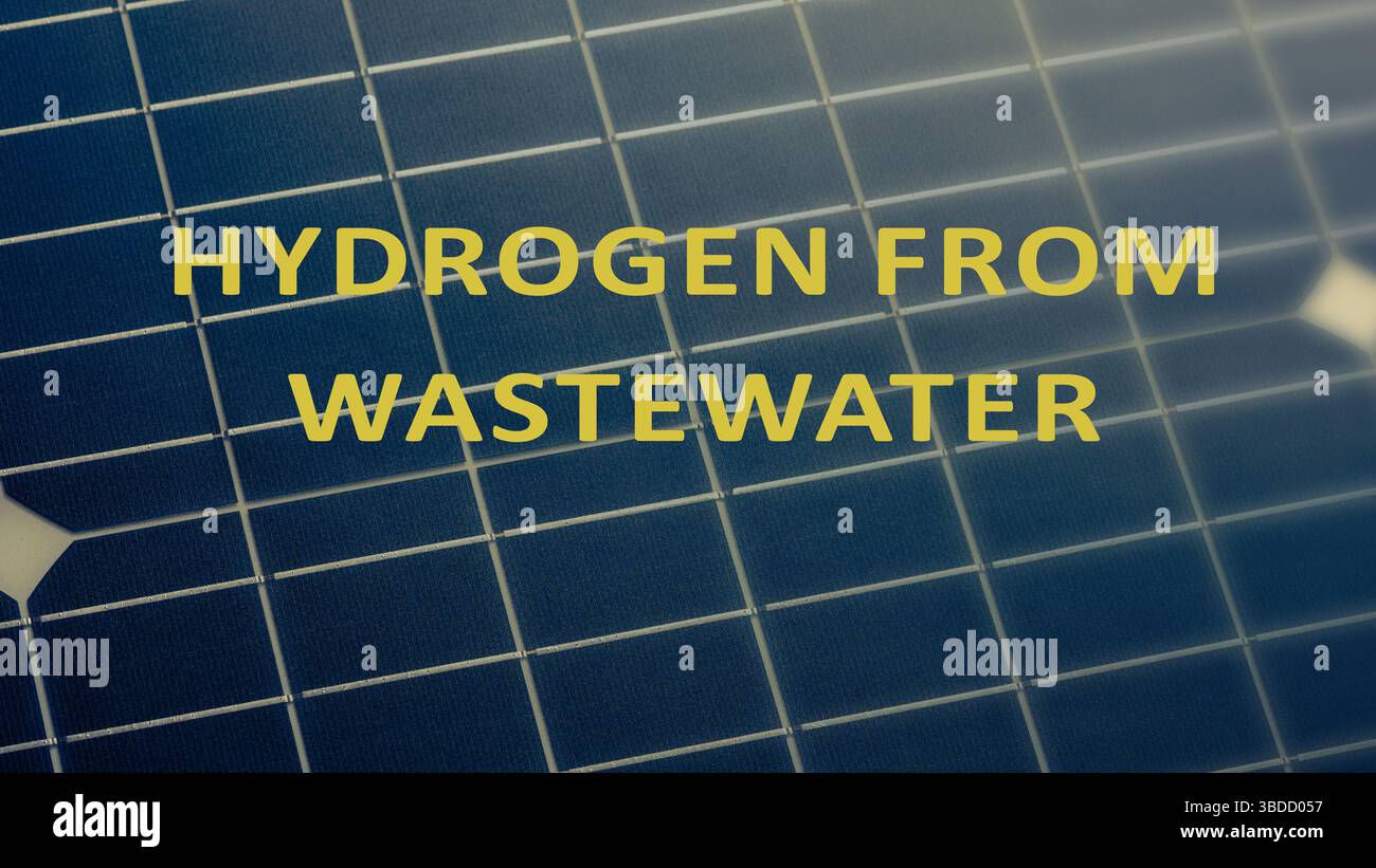 Hydrogen from wastewater. Uses electrochemical processes to generate ...
