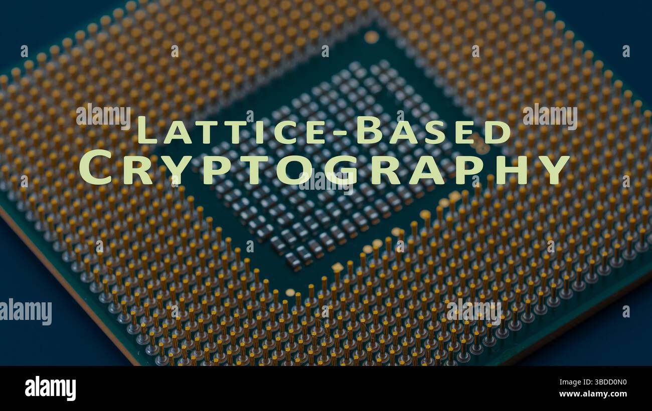 Lattice-based cryptography. A post-quantum encryption technique that ...