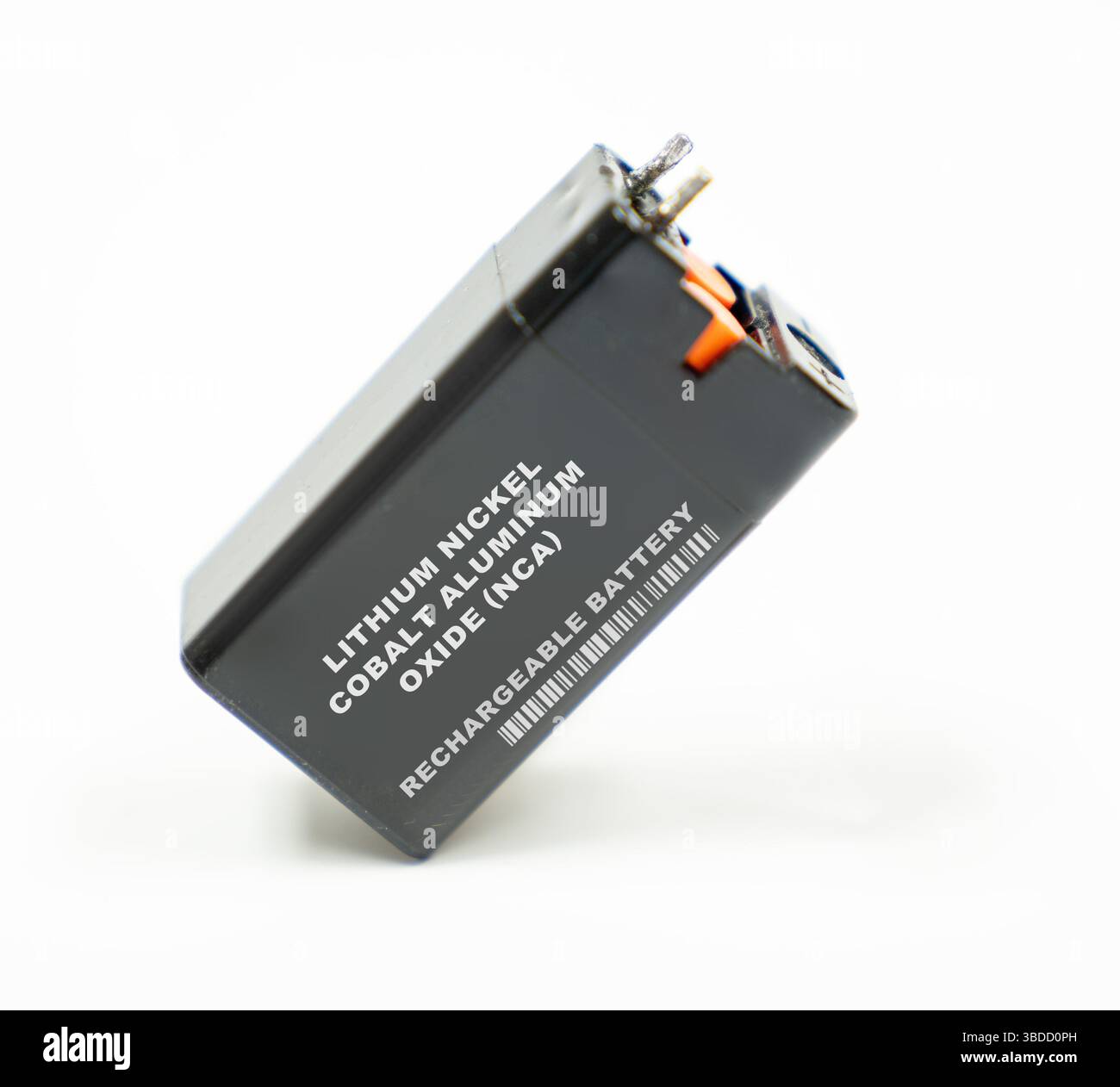 Lithium nickel cobalt aluminium oxide (NCA) battery. High-energy, used ...