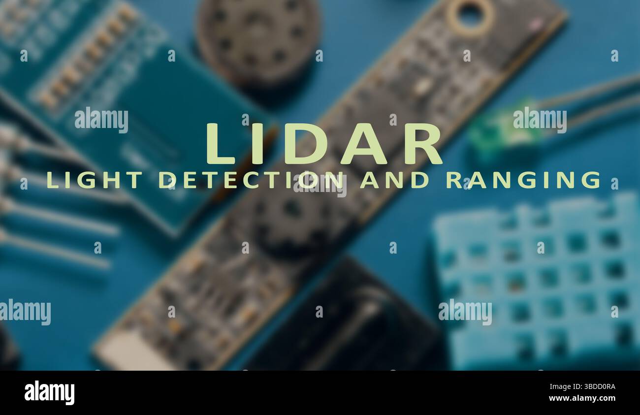 Lidar (light detection and ranging). Uses laser pulses to measure ...