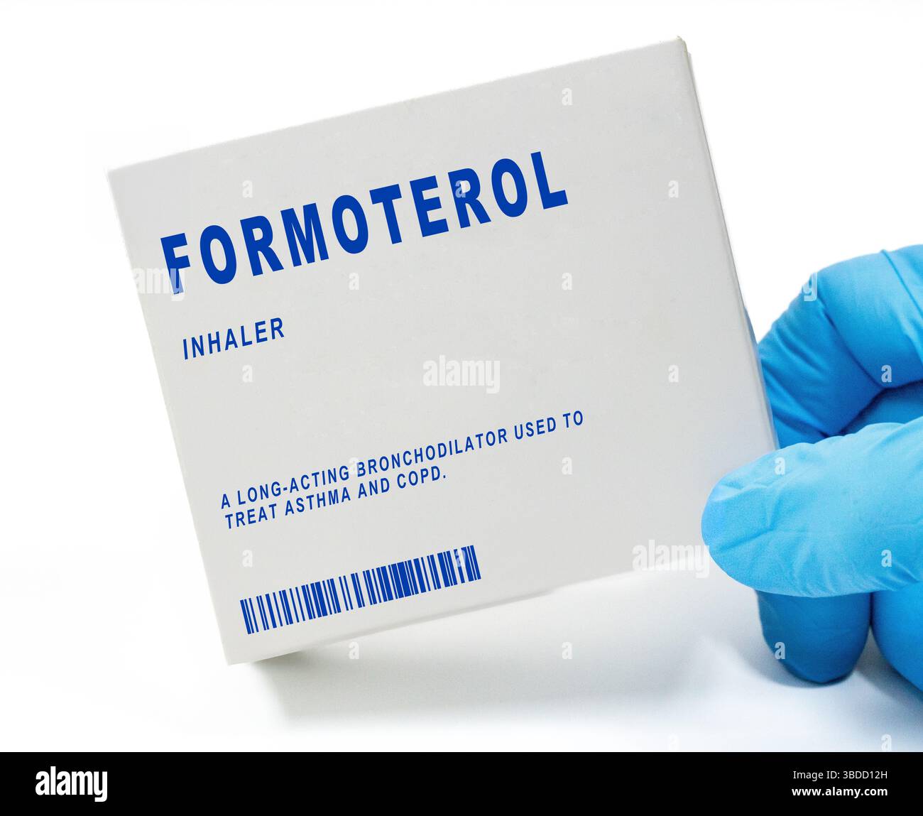 Formoterol inhaler. A long-acting bronchodilator used to treat asthma ...