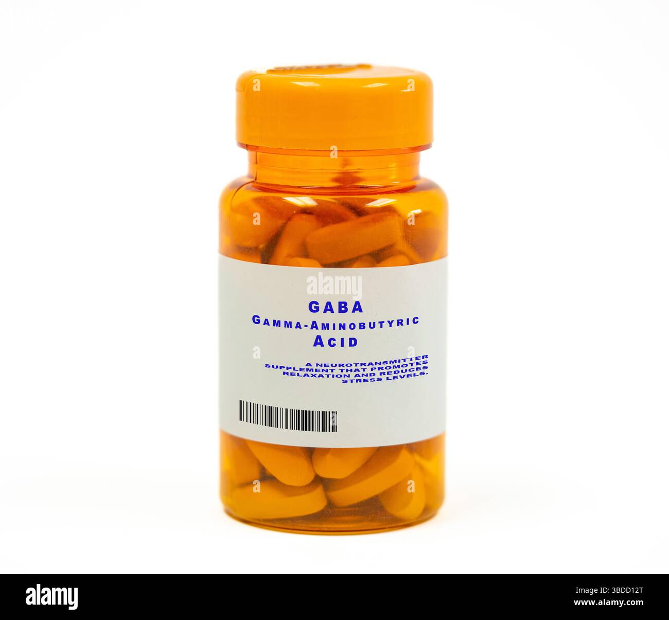 GABA (gamma-aminobutyric acid). A neurotransmitter supplement that ...