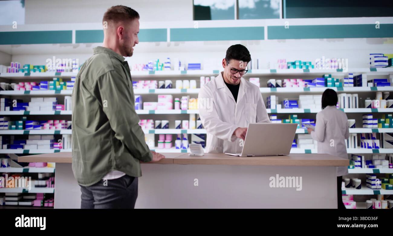 Secure Pharmacy Shop Counter Debit Card Transaction For Healthcare ...