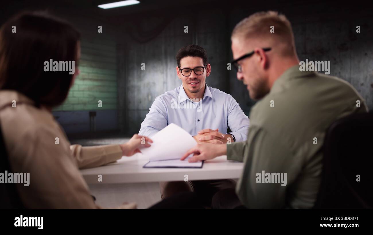 Police Interrogating Suspect In Dark Room During Criminal Investigation ...