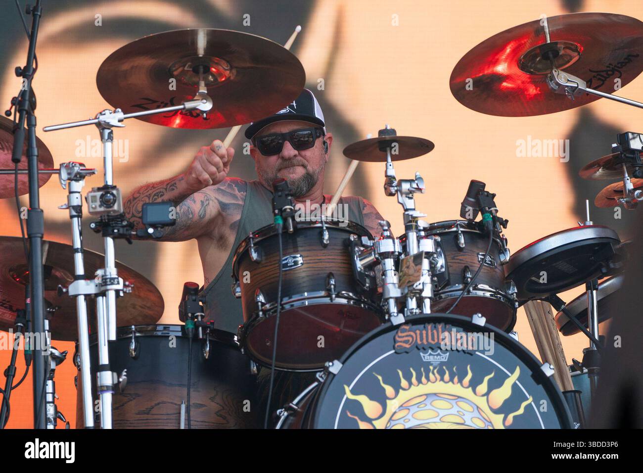 Bud Gaugh of Sublime performs at the 2025 BottleRock Napa Valley on ...
