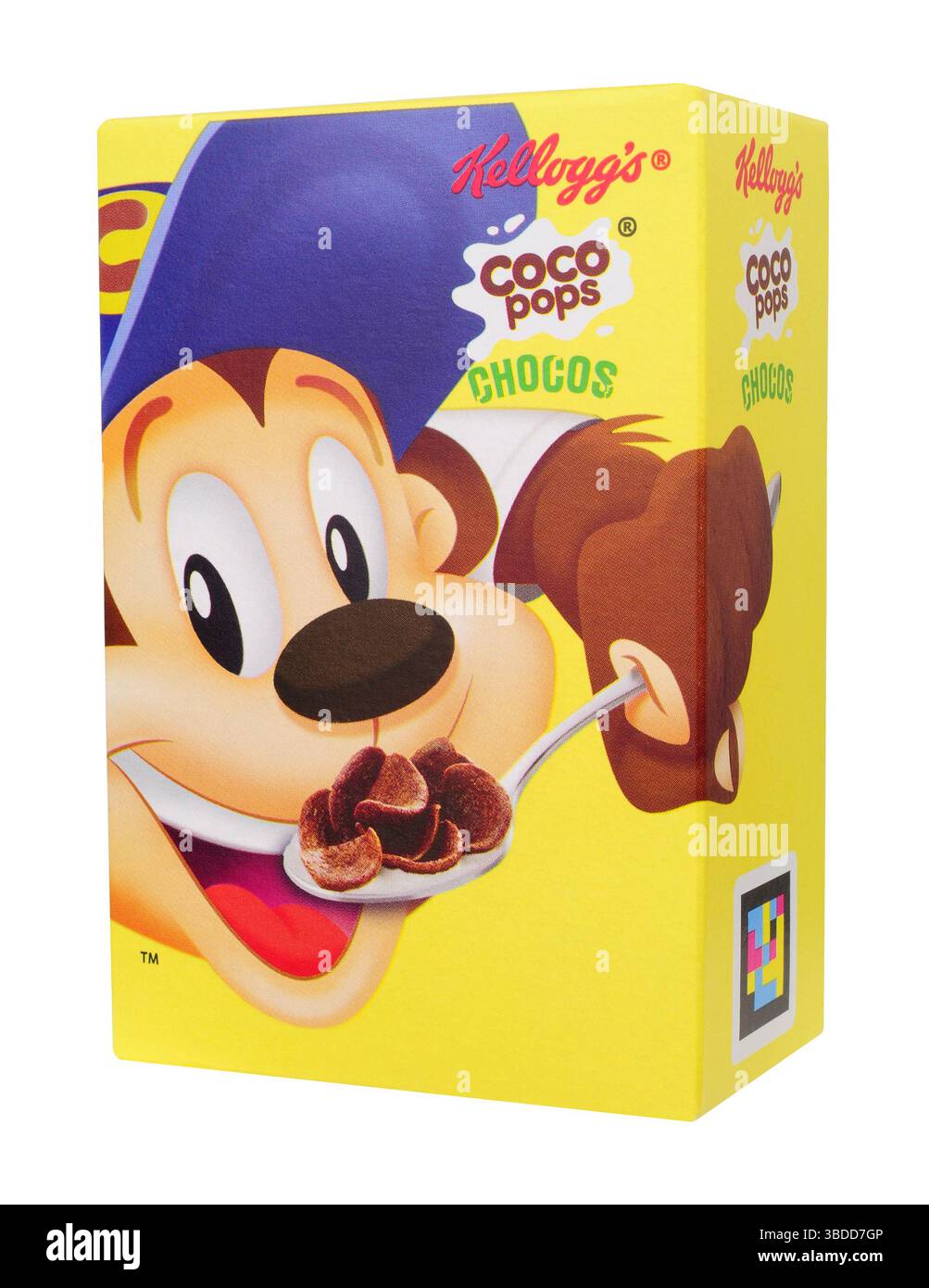 Kellogg's coco pops chocos breakfast cereal in a 25g single portion box ...
