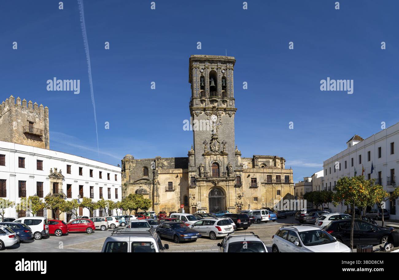 Arcos de la Frontera, Spain - 28 January, 2021: view of the Plaza del ...