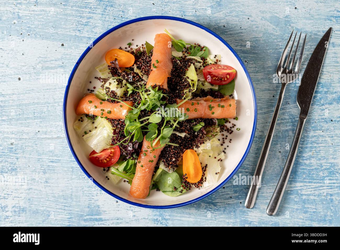 Microgreens healthy salad eating hi-res stock photography and images ...