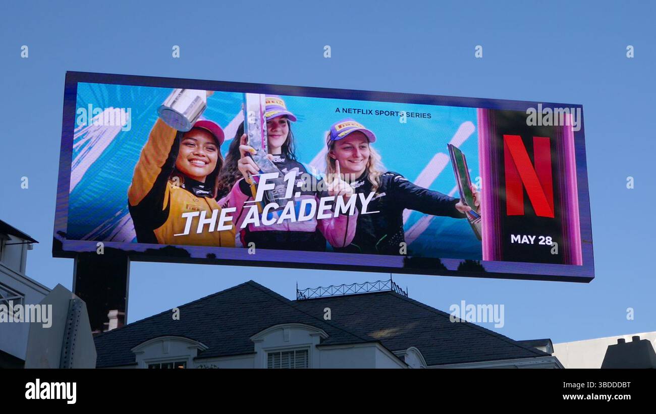 Los Angeles, California, USA 22nd May 2025 Netflix F1 The Academy ...