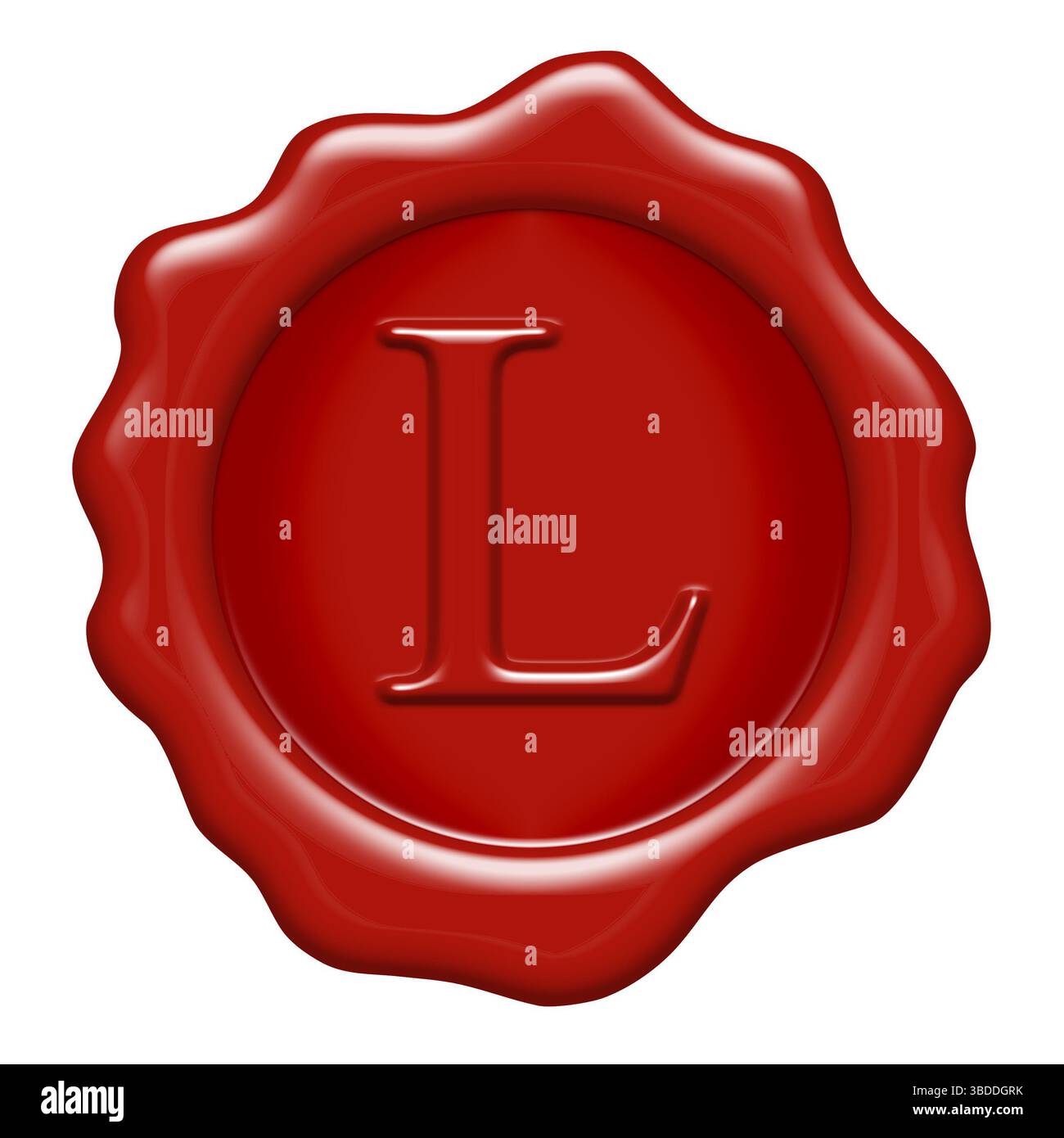 alphabet as a wax seal - letter from A to Z Stock Photo - Alamy