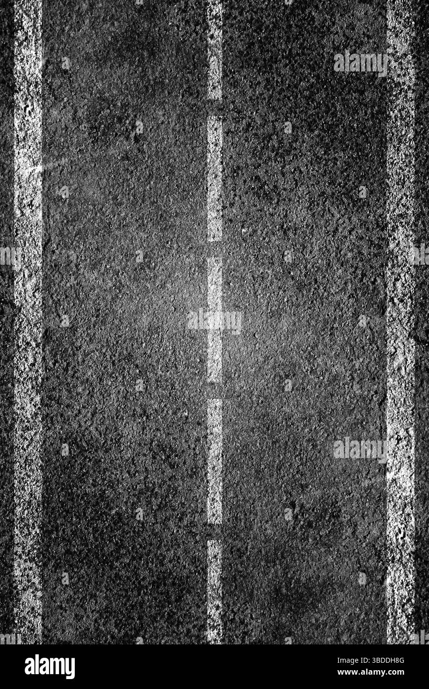 asphalt road texture with white stripe Stock Photo - Alamy