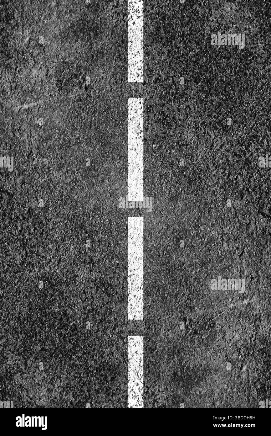 Asphalt road texture with white stripe Stock Photo - Alamy
