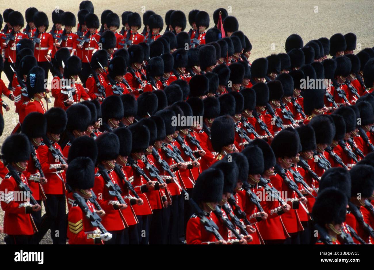 Trooping the Colour, the Queen's birthday parade, London, England ...