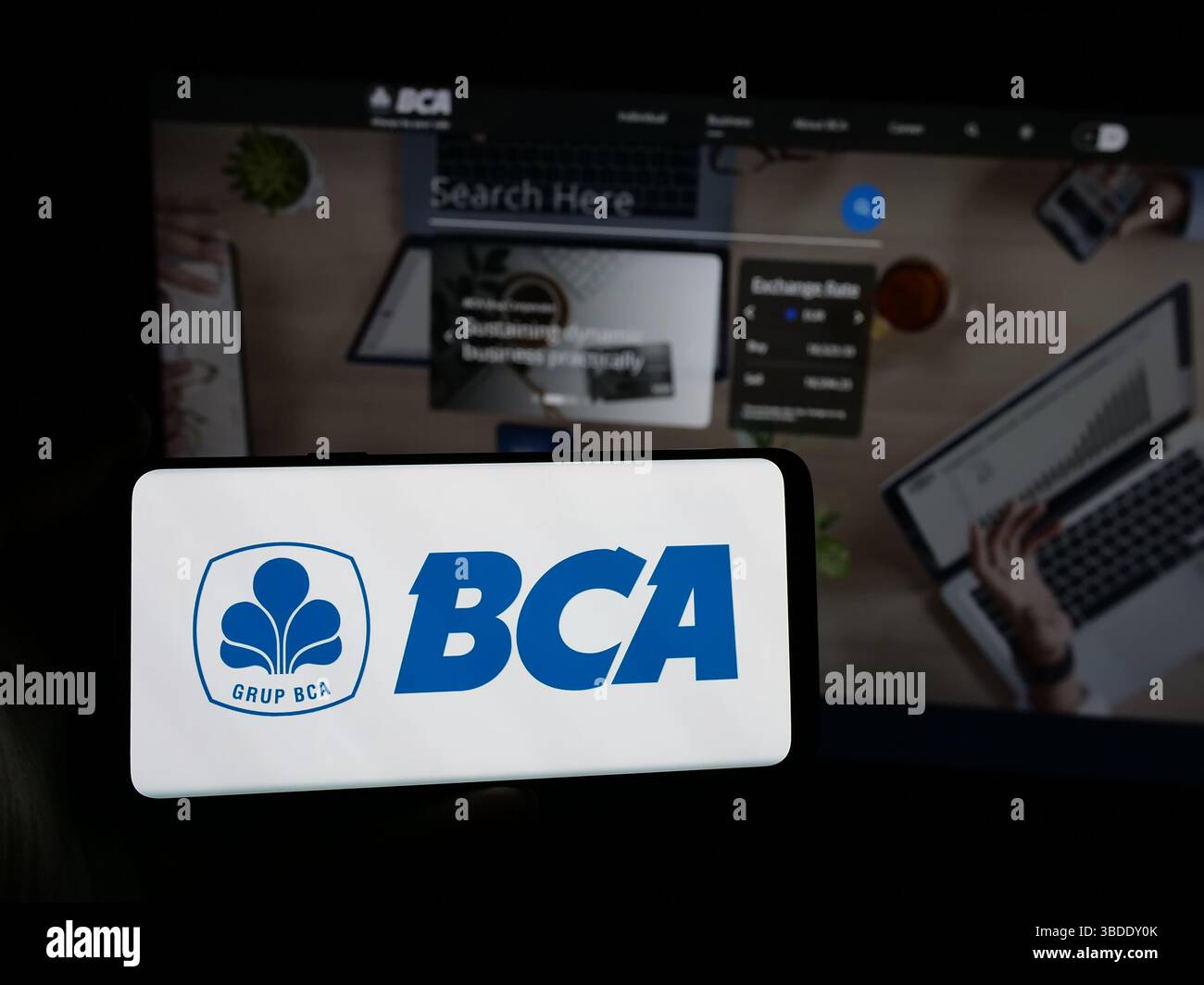 Germany. 3rd May, 2025. In this photo illustration, a person is holding ...