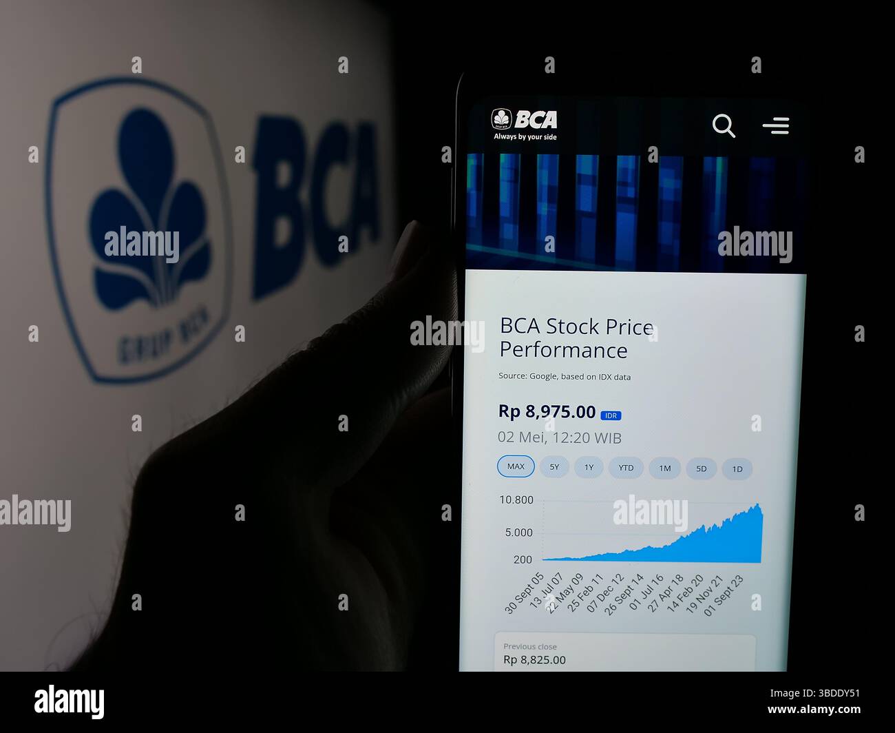 May 3, 2025, Germany: In this photo illustration, a person is holding a ...