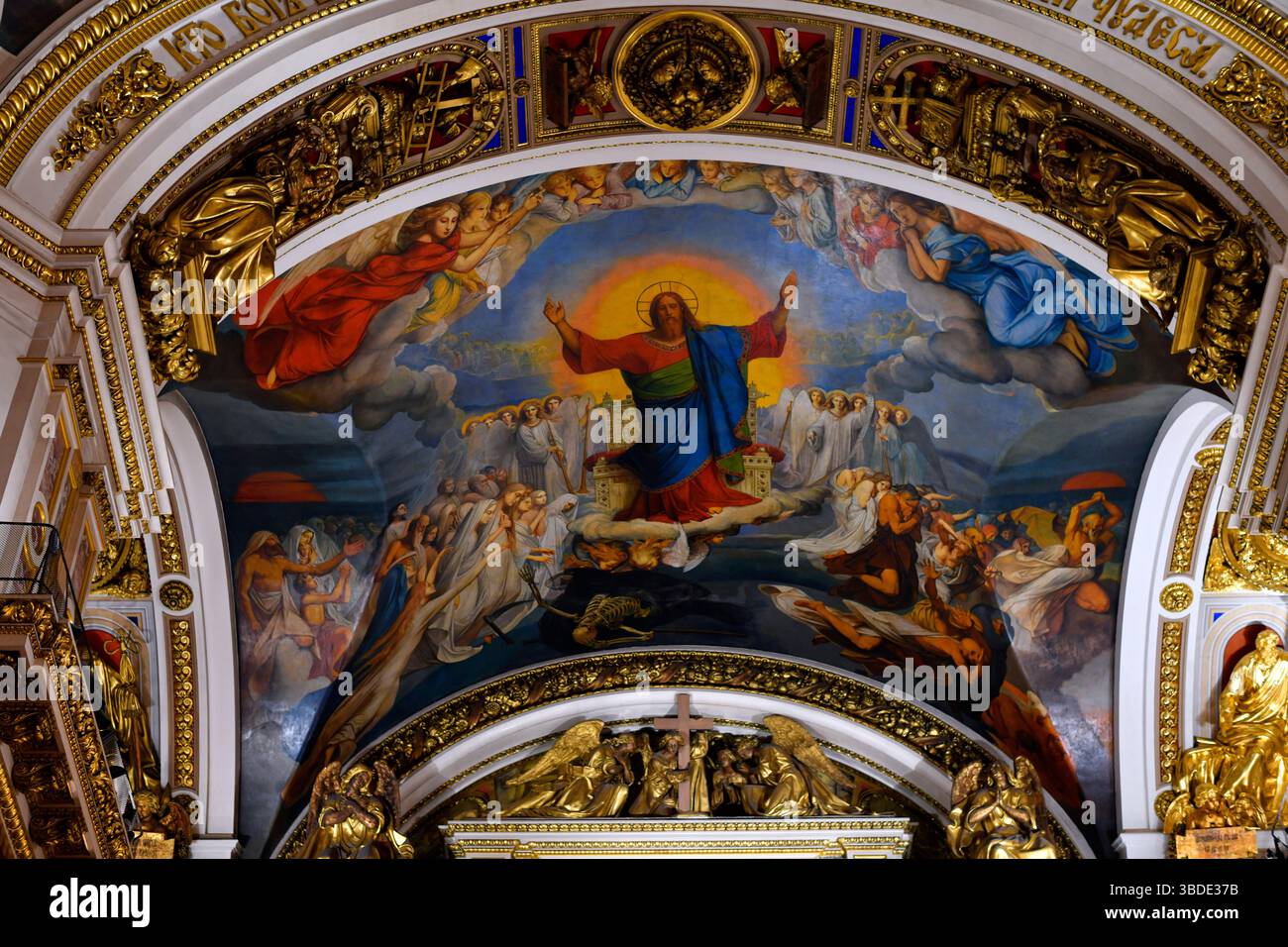 Interior of Sant Isaac's Cathedral or Isaakievskiy Sobor,Sant ...