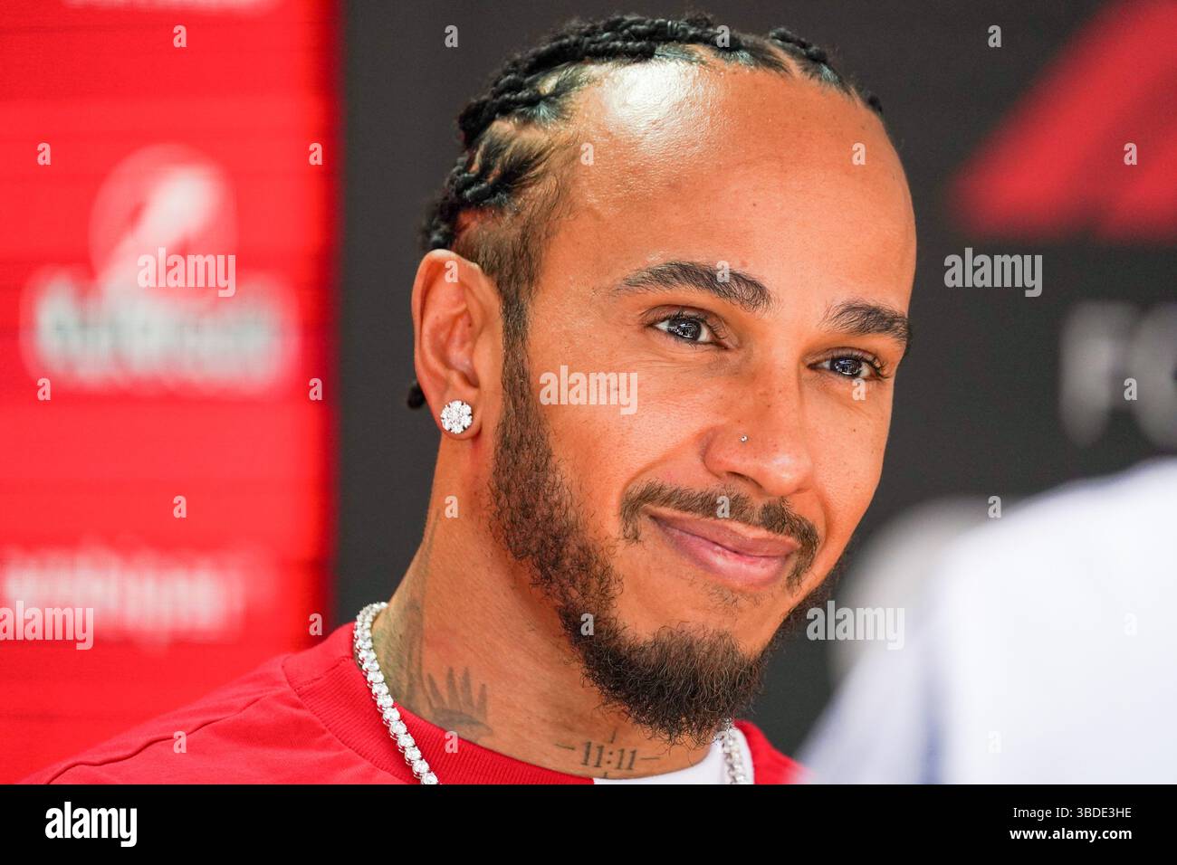 Lewis Hamilton smilesduring the Formula 1 TAG Heuer Grand Prix de, Monaco. , . FIA Formula One ...