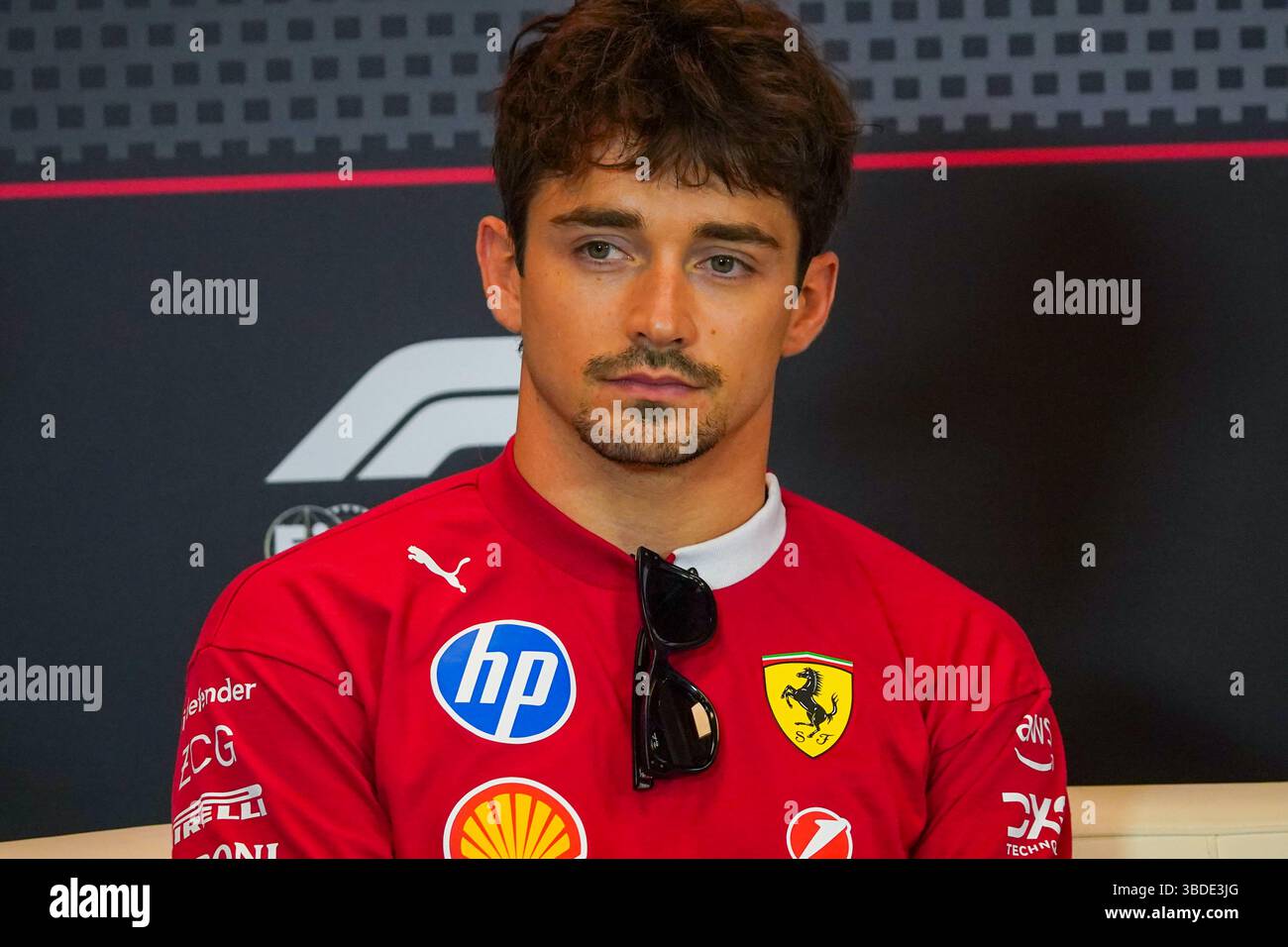 Charles Leclercduring the press conference of the Formula 1 TAG Heuer Grand Prix de, Monaco ...