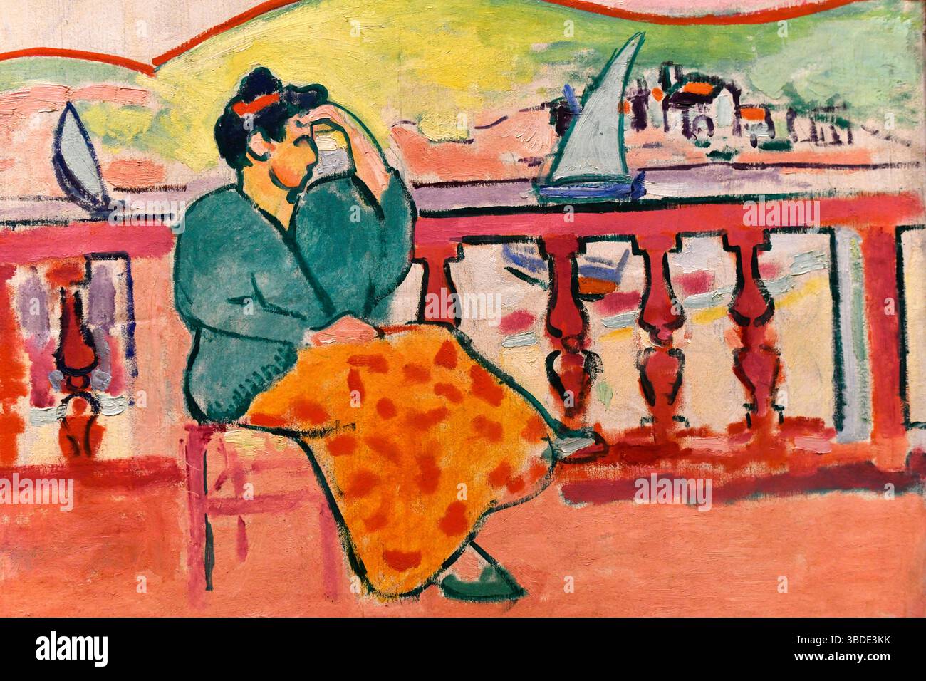 Lady on a Terrace,1907, by Henri Matisse,State Hermitage museum,St ...