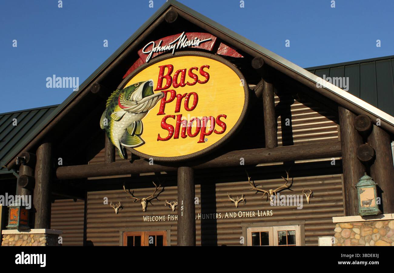Tyler TX -April 2, 2025: Bass Pro Shops Store Located in Tyler Texas ...