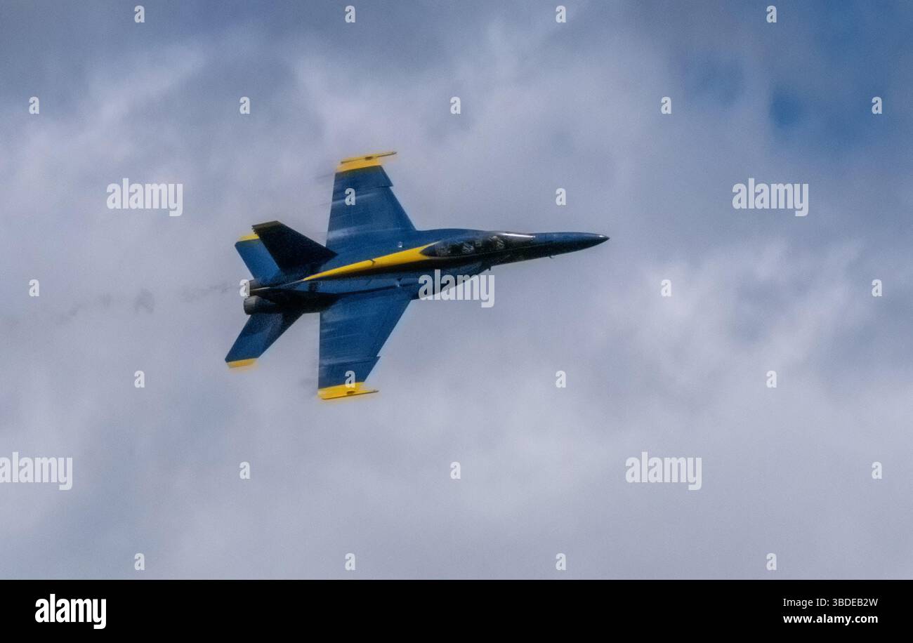 The U.S. Navy’s Blue Angels aerial demonstration team conducted a media ...