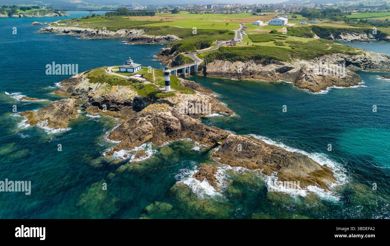 Ribadeo spain lighthouse illa hi-res stock photography and images - Alamy